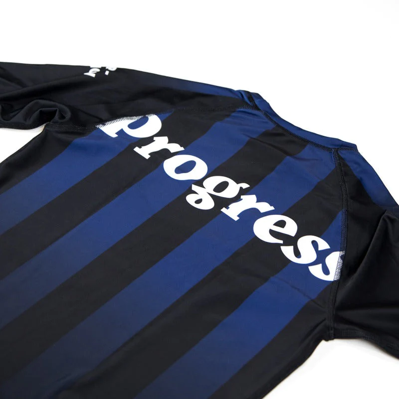 Rash Guard Progress Ranked S/S Comp - Azul | Fighters Brasil