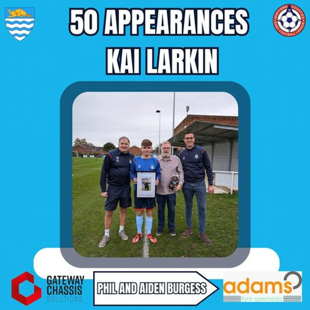 50 appearances for Kai!