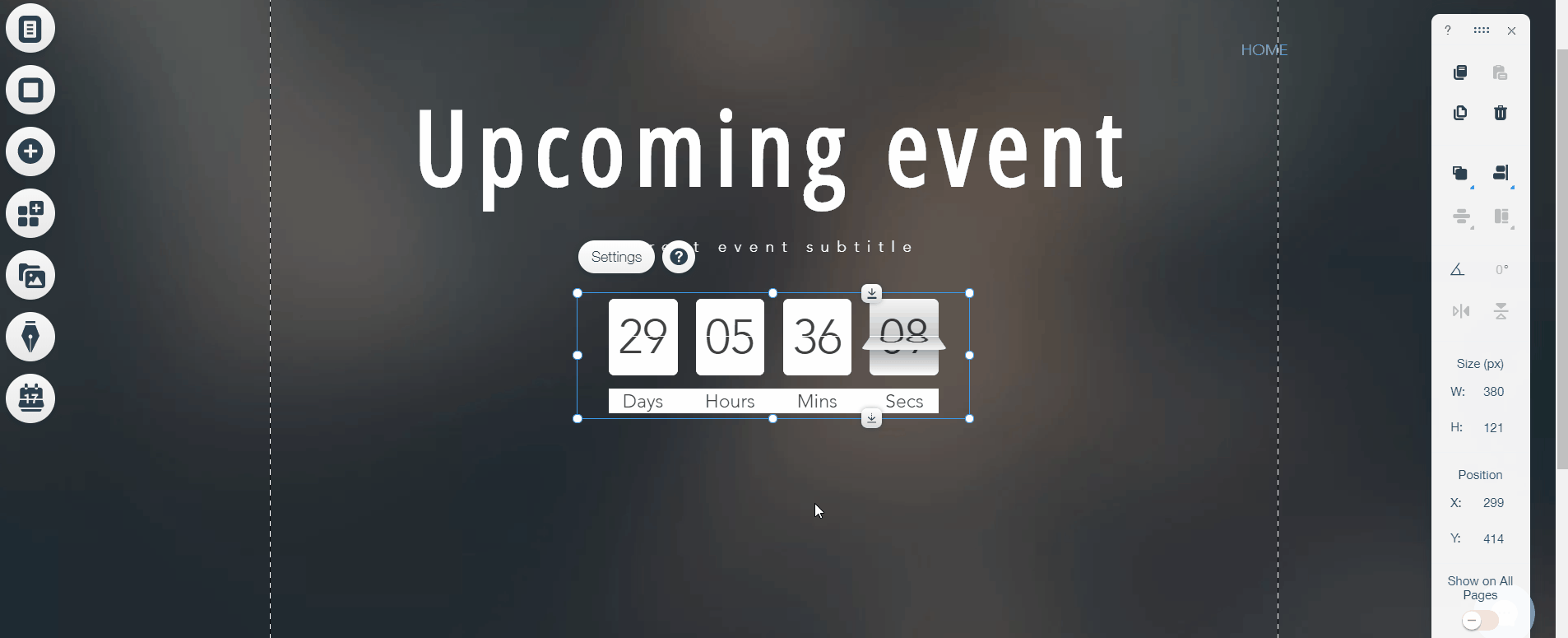 Online countdown: the site you never knew you wanted to have