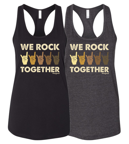 Official Nick Harrison "We Rock Together" Women's Racerback Tanks ...