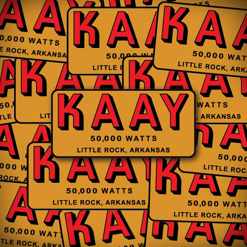 AM 1090 KAAY Little Rock Beaker Street Era Vintage Retro Radio Logo ...