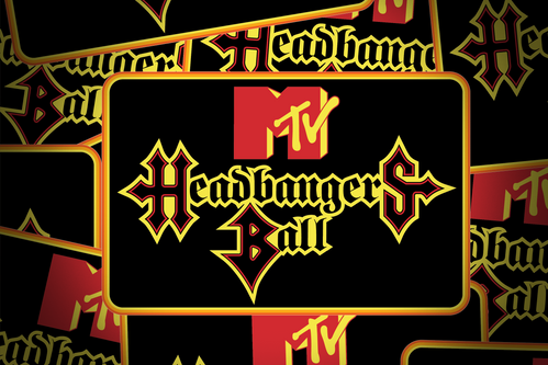 MTV Headbangers Ball Retro Logo Sticker | Twin City Designs