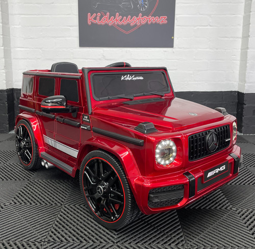 Mercedes G63 AMG 1 Seater Red- 12V Electric Ride On | KidsKustomz