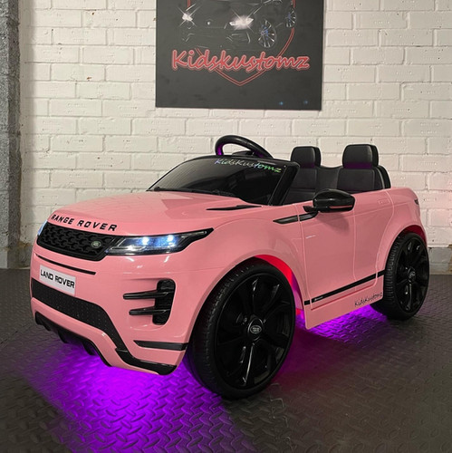 Range Rover Evoque Pink- 12V Electric Ride On | KidsKustomz