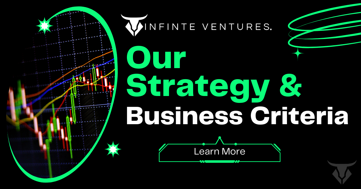 Our Strategy & Business Criteria | Infinite Ventures