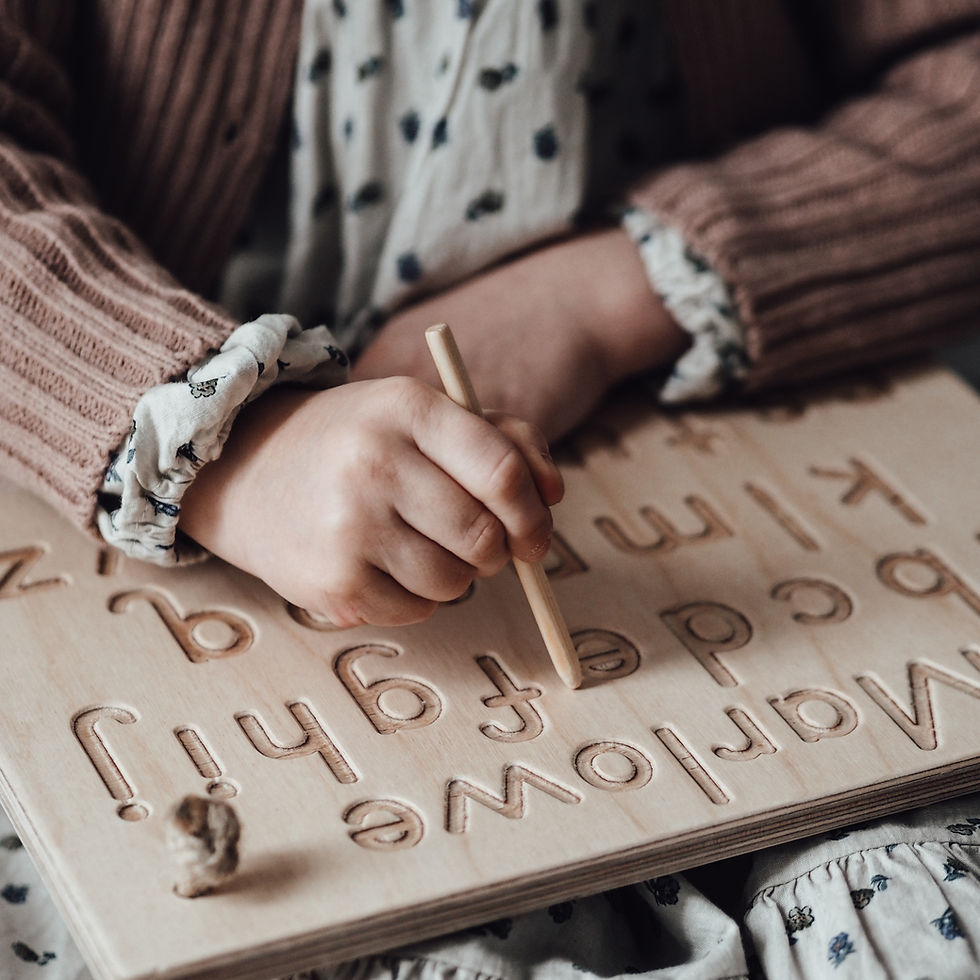 Personalised Alphabet board | Fall with Grace
