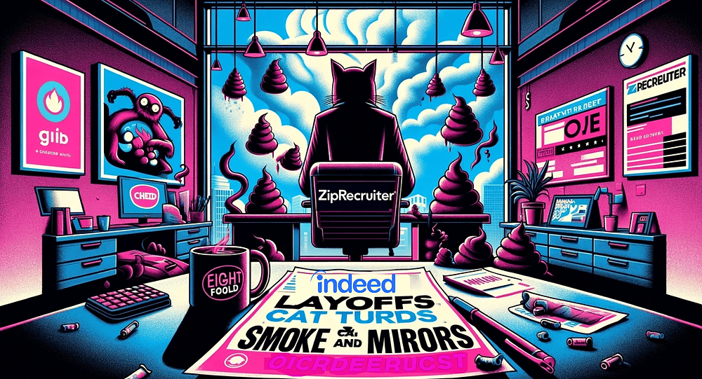Indeed Layoffs, ZipRecruiter Cat Turds & Eightfold Smoke and Mirrors