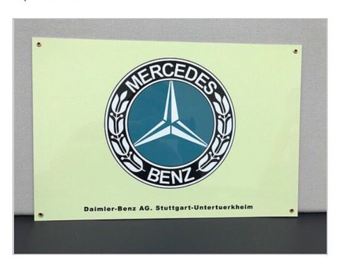 Mercedes Benz Retro Sign | Press Monster