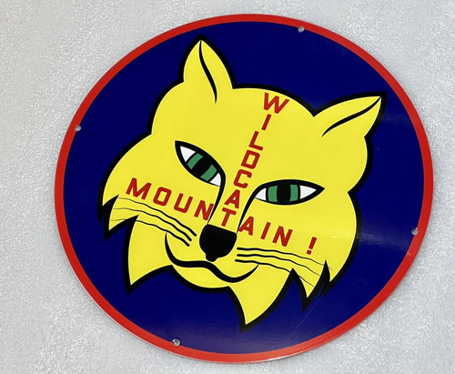 Wildcat Mountain National Park Vintage Style Sign | Press Monster