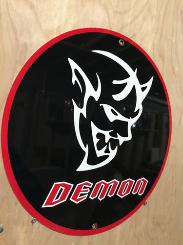 Dodge SRT Demon Sign | Press Monster