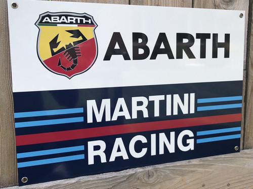 Abarth Martini Team Racing Sign | Press Monster