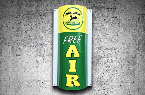 John Deere Gasoline Free Air Sign | Press Monster