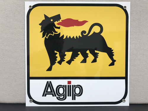 Agip Advertising Garage Sign | Press Monster