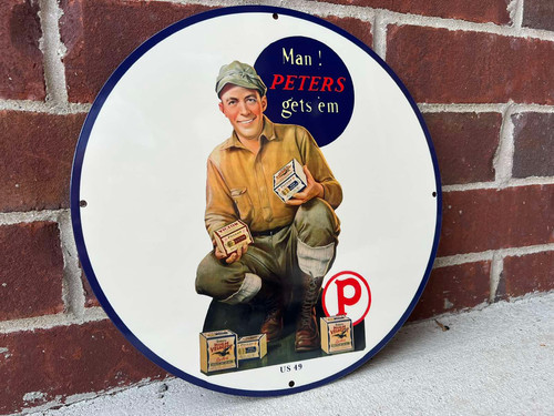 Peters Shotgun Shells Vintage Style Sign | Press Monster