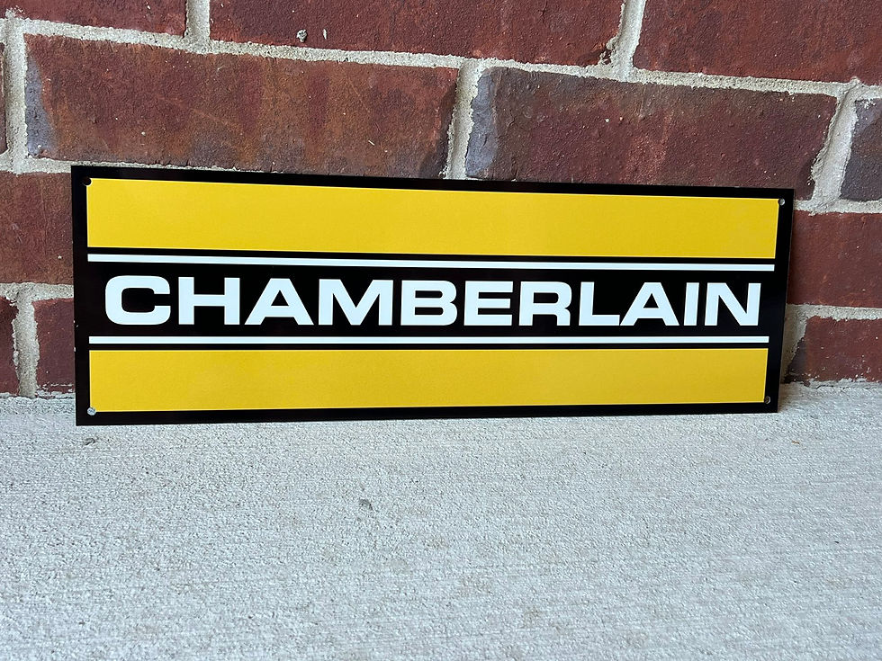 Chamberlain Tractors Sign | Press Monster