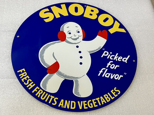 SnoBoy Produce General Store Vintage Style Sign | Press Monster