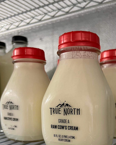 Grade A Raw Heavy Cream (1 pint) | True North Cattle Co