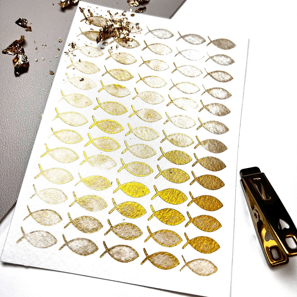 Simple colorful stencil // Confirmation / Communion | schlichtbunt