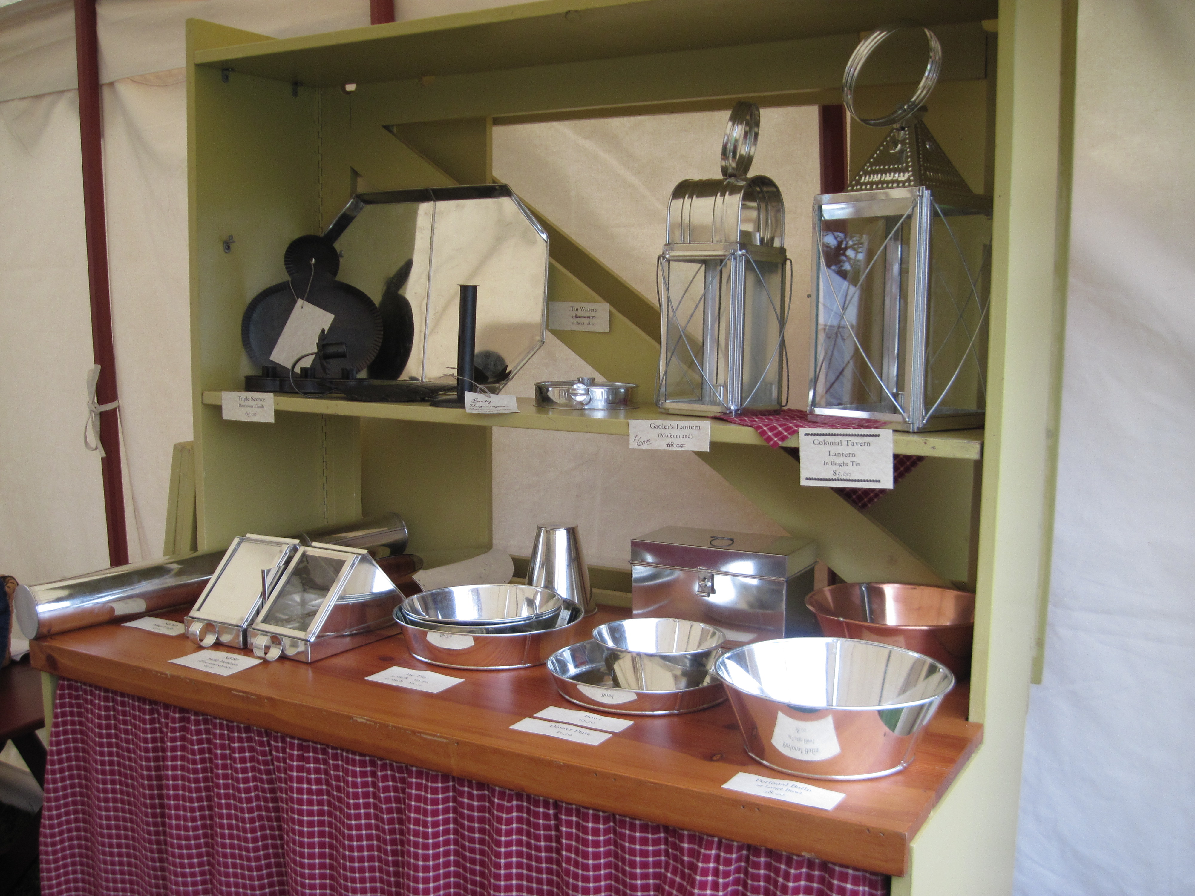 Tinware | Carl Giordano - Tinsmith