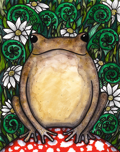 Little Ribbit Print | Art by Hailey Morgan