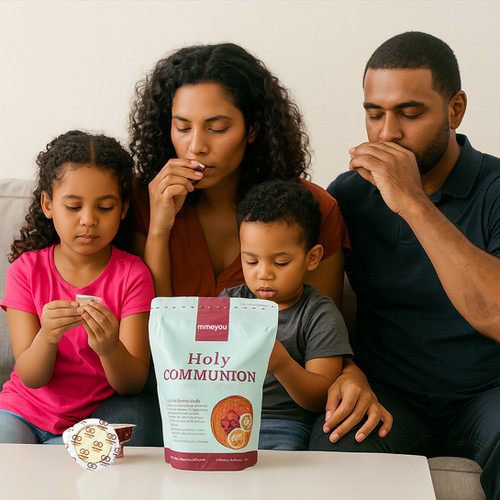 Mmeyou Family Pack - 35 Holy Communion Wafer and Drink