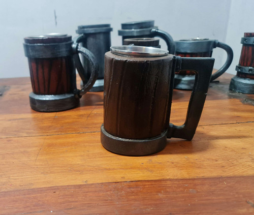 Half pint throwing tankard with removable cup LARP | My Site