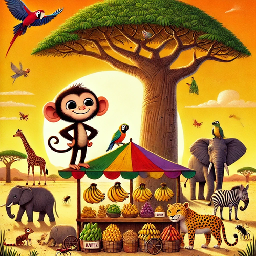 #32 The Tale of Kofi the Monkey and the Banana Bazaar | Fasioli Publishing