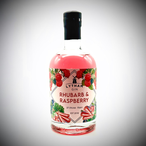 RHUBARB & RASPBERRY - FLAVOURED GIN - 37.5% ABV | Sandgrown Spirits