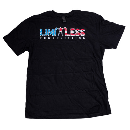 Limitless Freedom Logo Tee: American Flag Edition | Limitless Elite Gym
