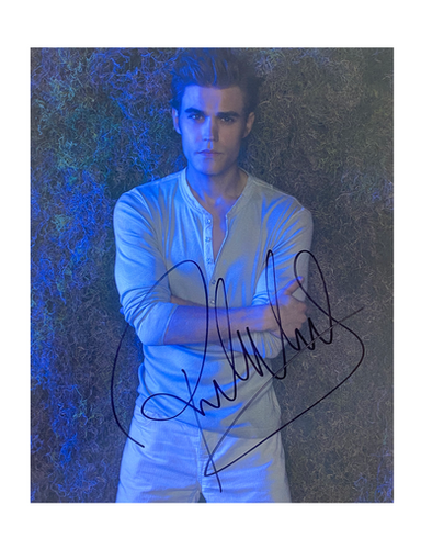 8x10" Vampire Diaries Print Signed by Paul Wesley | Action Force Toys