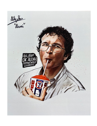 8x10" Stranger Things Artistic Print Signed by Alec Utgoff with ...