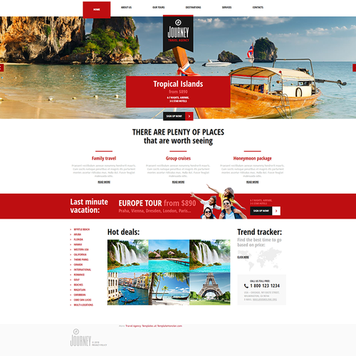 Travel Business website | Print ONE