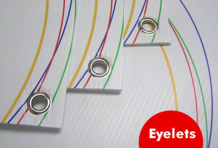 Eyelets Corflute Sign | Print ONE