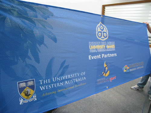OUTDOOR MESH BANNER (fence mesh) | Print ONE