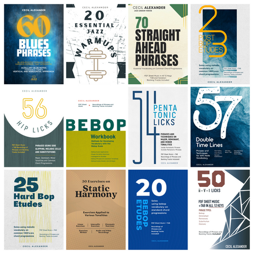 (Treble Clef + TAB) Cecil Alexander Combo Package | Jazz Lesson Videos