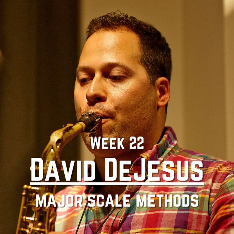 Major Scale Methods - David DeJesus | Jazz Lesson Videos