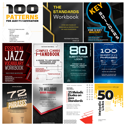 (Bass Clef) Nathan Graybeal Combo Package | Jazz Lesson Videos