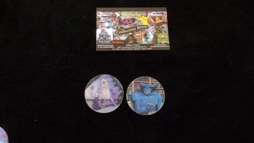 Pogs, lot de 2, X-men, Tornade et Le Fauve, 2D holographique ...