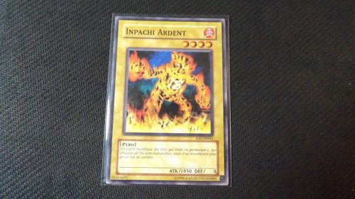 Carte Yu Gi Oh! TCG, Carte Monstre: 'Inpachi Ardent' /IOC-FR061 ...