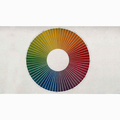 Chromatic wheel of folded colors | HARI Editions