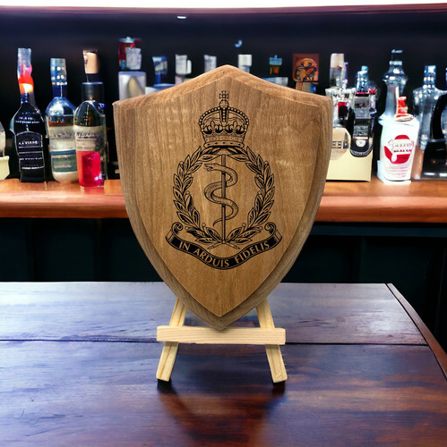 Bespoke Hardwood Customisable Shield – Personalised and Engravable