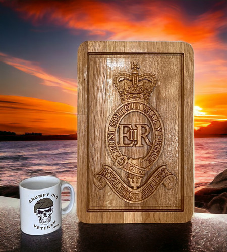 7 RHA - 3d Relief Carving 7 Royal Horse Artillery | All Arms PRI