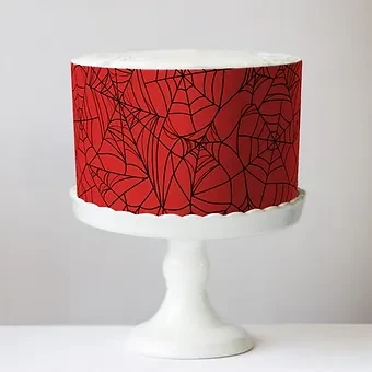 Spider web icing sheet, Spiderman edible icing! Halloween multiple ...