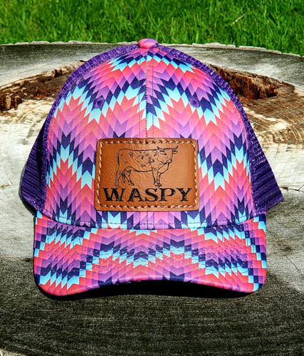 Waspy Aztec Stripes | hotshotleather