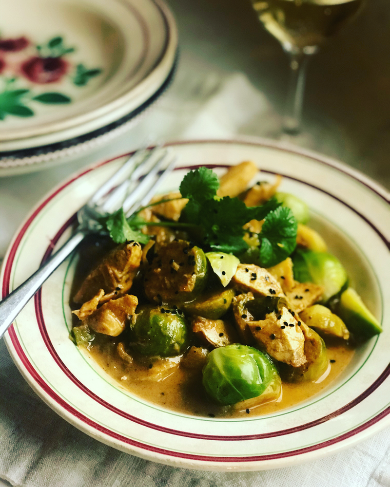 Turkey and Sprout Curry