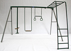 Balmoral 4 piece swing, trapeze and monkey bar | trampoline