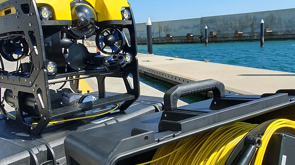 QUSTOM ROBOTICS SAR 400 ROV. 6.5km ROV Pipeline Inspection