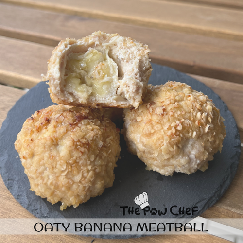 Oaty Banana Meatballs (5 pcs) | Thepawchef