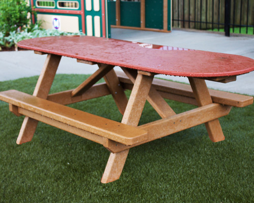 8' ADA Picnic Table w/ HDPE To | Spaces For Play