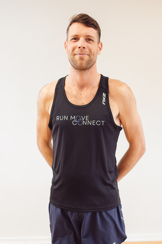 Men's RMC 2XU singlet | Run Move Connect